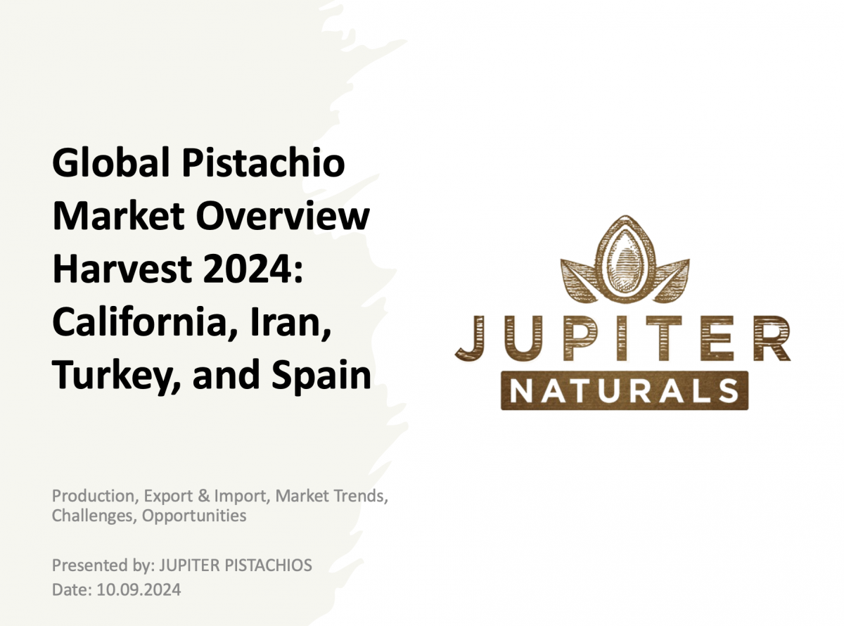 Global Pistachio Market Report – 2024 Harvest – Jupiter Pistachios GmbH